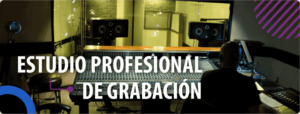 Estudio profesional de grabación - Sala de Audio